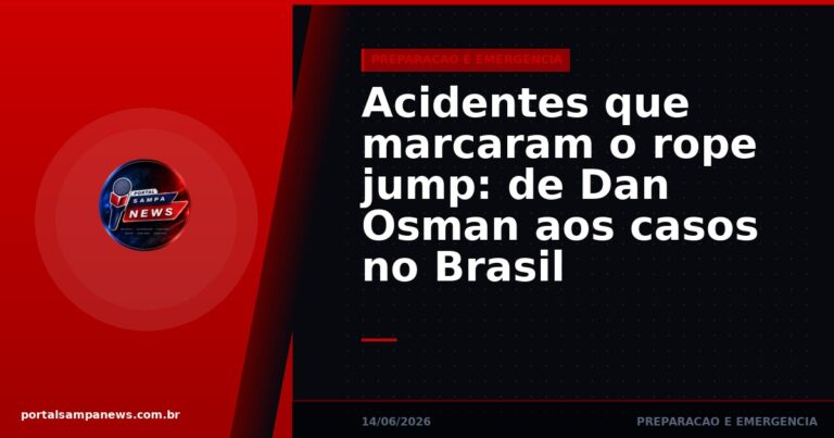 Acidentes que marcaram o rope jump: de Dan Osman aos casos no Brasil ...